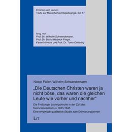 "Die Deutschen Christen waren ja nicht b&ouml;se, das waren die gleichen Leute wie vo...