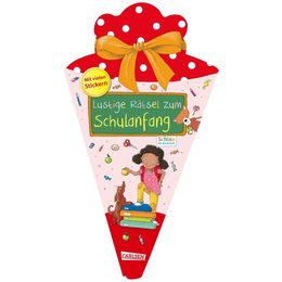 Carlsen Verlag Schlau f&uuml;r die Schule: Lustige R&auml;tsel zum Schulanfang (Schult&uuml;te rot)