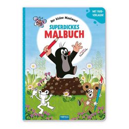 Tr&ouml;tsch Der kleine Maulwurf Superdickes Malbuch Ausmalbuch