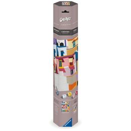 RAVENSBURGER VERLAG CreArt, Malen nach Zahlen Canvas Leinwand - Farbenfrohe H&auml;user