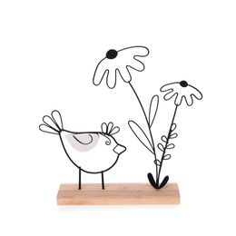 Dragimex Draht-Deko &raquo;Fr&uuml;hlings-Vogel&laquo;