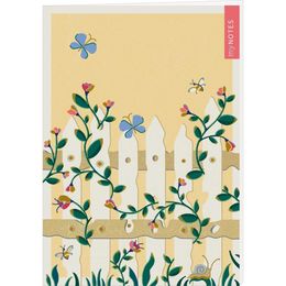 myNOTES Papeterie: Notizheft Cottage Style: Blumenranken