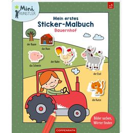 Mein erstes Sticker-Malbuch: Bauernhof
