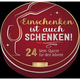 Adventskalender in der Dose. Einschenken ist auch schenken!