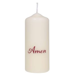 Kerze - Amen gro&szlig;