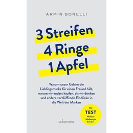 3 Streifen, 4 Ringe, 1 Apfel