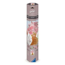 RAVENSBURGER VERLAG CreArt, Malen nach Zahlen Canvas Leinwand - Gedankenblumen