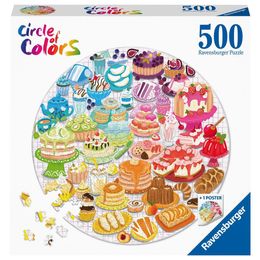 RAVENSBURGER VERLAG Ravensburger Puzzle 17171 Circle of Colors - Desserts & Pastries 500 Teile