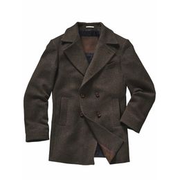 Mey & Edlich Herren Deichgraf-Kurzmantel Braun 100 % Schurwolle