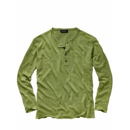 Mey & Edlich Mey & Edlich Herren Gehaltvolles Leinenhenley Gr&uuml;n 100 % Leinen