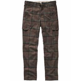 Mey & Edlich Mey & Edlich Herren Karo-Cargo-Chino Braun 100 % Baumwolle