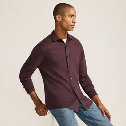 LANDS' END Jerseyhemd aus Baumwolle f&uuml;r Herren, Herren, size: regular, Braun, Baumwolle, by Lands' End
