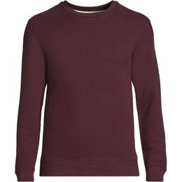 LANDS' END Rundhals-Sweatshirt SERIOUS SWEATS f&uuml;r Herren, Herren, size: regular, Rot, Baumwoll-Mischung/Polyester-Mischung, by Lands' End