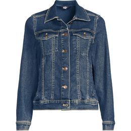 LANDS' END Jeansjacke f&uuml;r Damen in Plus-Gr&ouml;&szlig;e, Damen, size: plus, Blau, Baumwolle/Elasthan/Polyester, by Lands' End