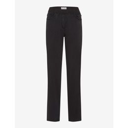 Raphaela by Brax Damen Five-Pocket-Hose Style CARINA THERMO BLACK, denim schwarz, Gr. 36