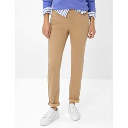 Brax Damen Five-Pocket-Hose Style MARY MUSCAT, hellbraun, Gr. 42