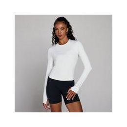Myprotein MP Women's Tempo Long Sleeve Top With Thumbholes - White - White - XL
