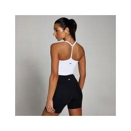 Myprotein MP Damen Tempo Riemchentop mit Racerback &ndash; Wei&szlig; - M