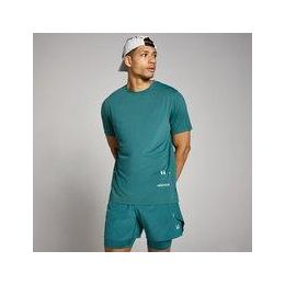 Myprotein MP Herren Hybrid Mesh T-Shirt - Sattes Petrol - XS