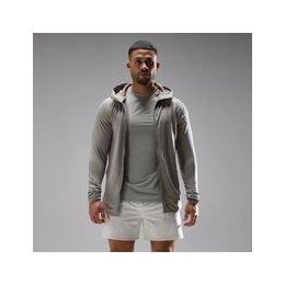 Myprotein MP Trainings-Hoodie Ultra Gridded f&uuml;r Herren &ndash; Fossil - XXL