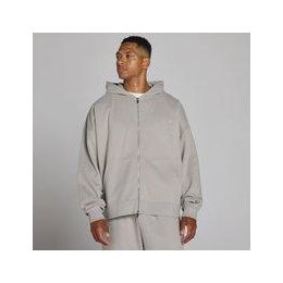 Myprotein Oversized 2-Wege-Rei&szlig;verschluss Hoodie - Chalk Grey - XXXL