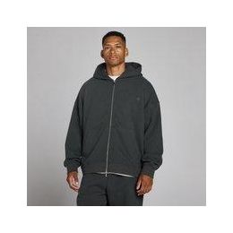 Myprotein MP Herren Oversized-Hoodie aus Loopback mit 2-Wege-Rei&szlig;verschluss - Vintage-Schwarz - XL
