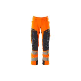 Mascot Hose ULTIMATE STRETCH 82C56 hi-vis orange/schwarzblau (19079-511-14010-82C56)
