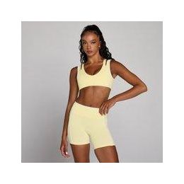 Myprotein MP Damen Velocity Kontrast-Sport-BH mit doppelter Lage &ndash; Buttercreme - XS