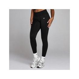 Myprotein MP Nahtlose Invisible Scrunch Leggings f&uuml;r Damen &ndash; Vintage-Schwarz - L