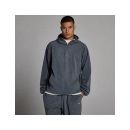 Myprotein MP Herren Fleece 1/4-Rei&szlig;verschluss Hoodie - Granite - S