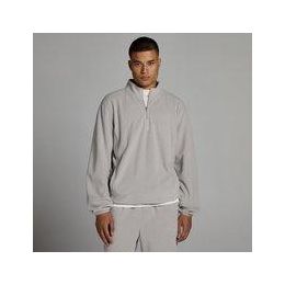 Myprotein MP Herren Fleece mit 1/4-Rei&szlig;verschluss &ndash; Grau - M