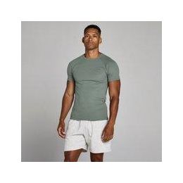 Myprotein MP Lift Geripptes Muscle-Fit-T-Shirt f&uuml;r Herren - Gunmetal - XXXL