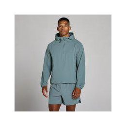 Myprotein MP Herren Training Ultra Woven 1/4-Rei&szlig;verschluss-Jacke - Future Blue - M