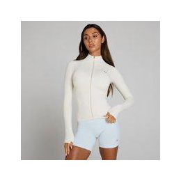 Myprotein MP Damen Tempo Ultra Seamless Trainingsjacke mit Rei&szlig;verschluss &ndash; Nebel/Silber - XL