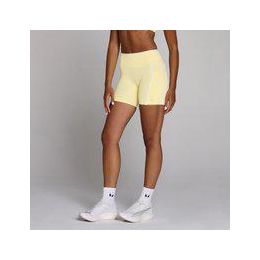 Myprotein MP Damen Velocity Contrast Cycling Shorts &ndash; Buttercreme - XXL