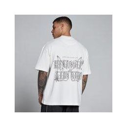 Myprotein MP Herren Lift Grafik Vintage Oversized-Baumwoll-T-Shirt &ndash; Vintage-Wei&szlig; - S