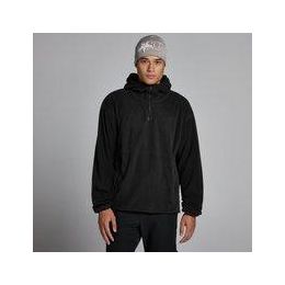 Myprotein MP Herren Fleece 1/4-Rei&szlig;verschluss Hoodie - Schwarz - XL