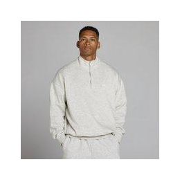Myprotein MP Men's Rest Day Oversized 1/4 Zip - Light Grey Marl - XXXL