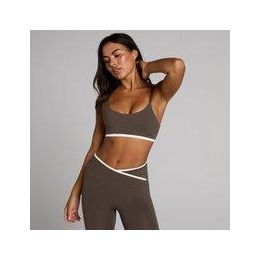 Myprotein MP Damen Tempo Contrast Sport-BH - Schokolade - XL