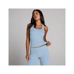 Myprotein MP Damen Geripptes Tank-Top mit integriertem BH - Jeansblau - M