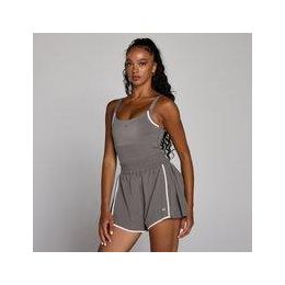 Myprotein MP Damen Velocity Kontrast-Overall mit Falten &ndash; Aschgrau - XL