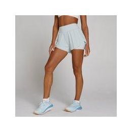 Myprotein MP Damen Tempo Ultra Pleated Running Short - Blue Aura - XXL