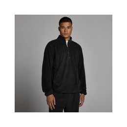 Myprotein MP Herren Fleece mit 1/4-Rei&szlig;verschluss &ndash; Schwarz - XXXL