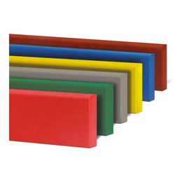 MORION Schrammschutz Typ A Polyethylen anthrazit-grau 2060 x 200 x 10mm vorgebohrt mit Stopfen ; Moravia (423.28.271)