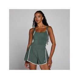 Myprotein MP Damen Velocity Contrast Pleated All In One &ndash; Wolkengr&uuml;n - L