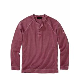 Mey & Edlich Mey & Edlich Herren Zweitblick-Henley Rosa 100 % Baumwolle