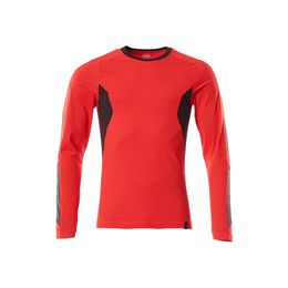 Mascot T-Shirt Langarm Modern Fit 4XL verkehrsrot schwarz (18381-959-20209-4XLONE)