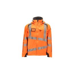Mascot Hard Shell Jacke 4XL hi-vis orange/dunkelanthrazit leicht gef&uuml;ttert (19001-449-1418-4XL)