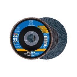 Pferd TOOLS POLIFAN F&auml;cherscheibe PFC 115x22,23 mm konisch Z80 Uni.-Linie PSF STEELOX Stahl/Edelstahl (67768115)
