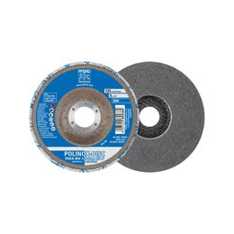 Pferd TOOLS POLINOX verpresste Vlies-Disc PNER &Oslash; 125 mm Bohrung-&Oslash; 22,23 mm Mittehart SIC Fein f&uuml;r Finish (44690713)